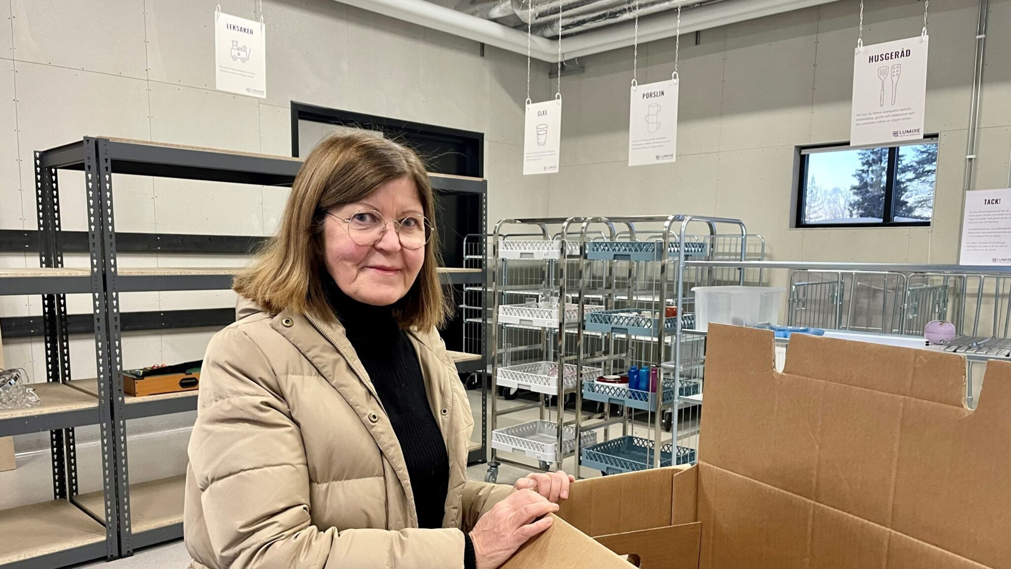 Nytt sorterings­system för inlämning till återbruk - Lumire