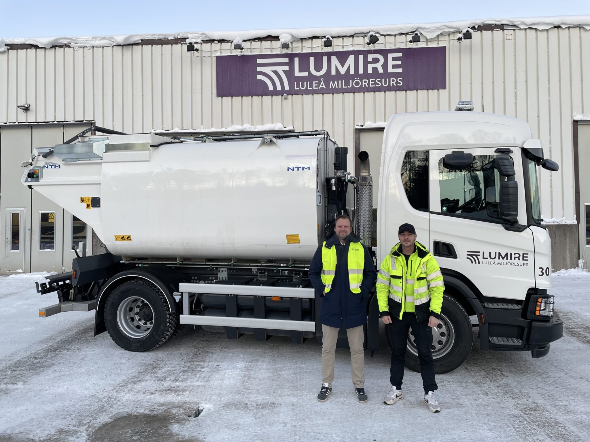 Första biogaslastbilen är i drift – snacka om cirkulärt - Lumire